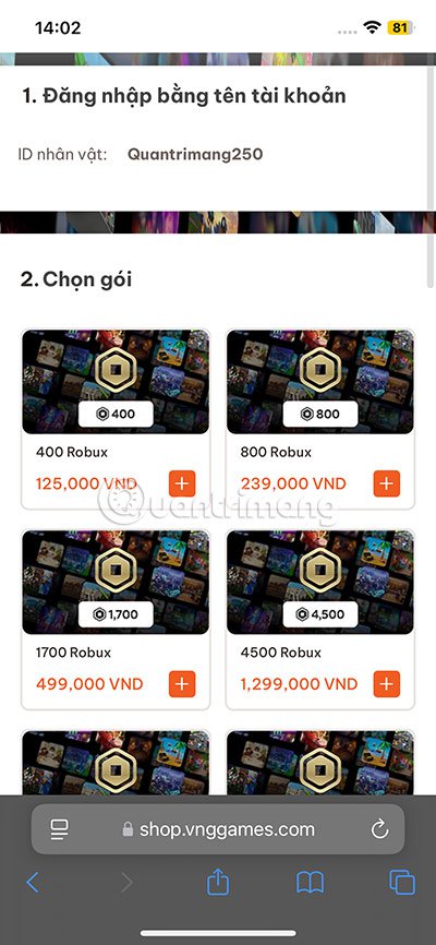 Cách nạp robux bằng shop vng ngân hàng | AI Hay - Hỏi ngay đáp hay