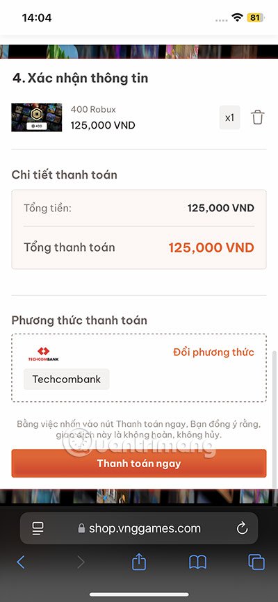 Cách nạp robux bằng shop vng ngân hàng | AI Hay - Hỏi ngay đáp hay